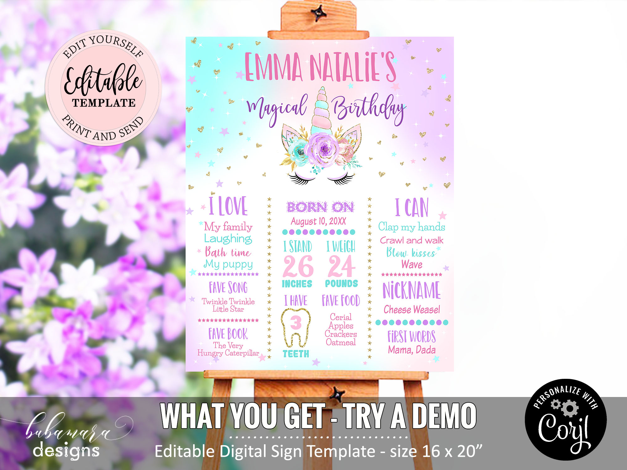 CEP066BM Milestone Sign | Corjl