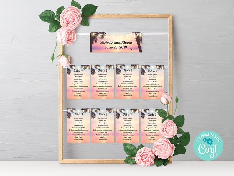 Seating Chart Templates | Corjl