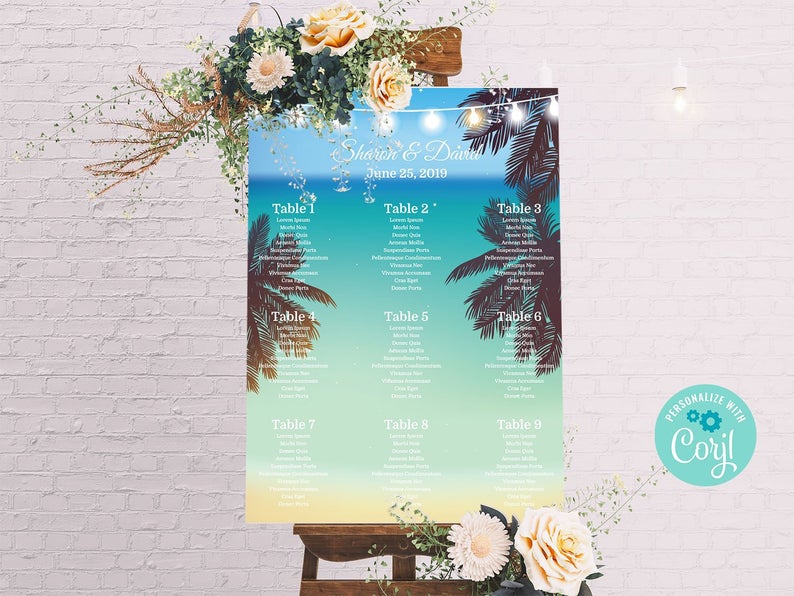 Seating Chart Templates | Corjl